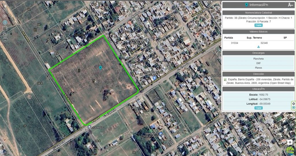 Barrios autorizados – Municipalidad de Zárate